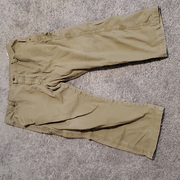 Wrangler | Pants | Hemmed Wrangler Cargo Tan Pants | Poshmark
